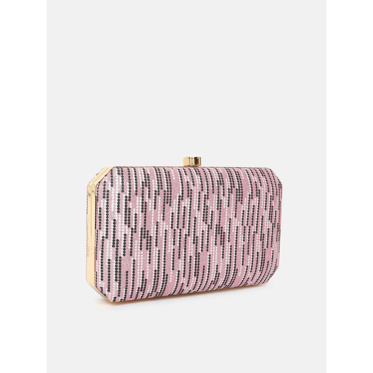 Buy Fabbhue Women Pink Box Clutch Online