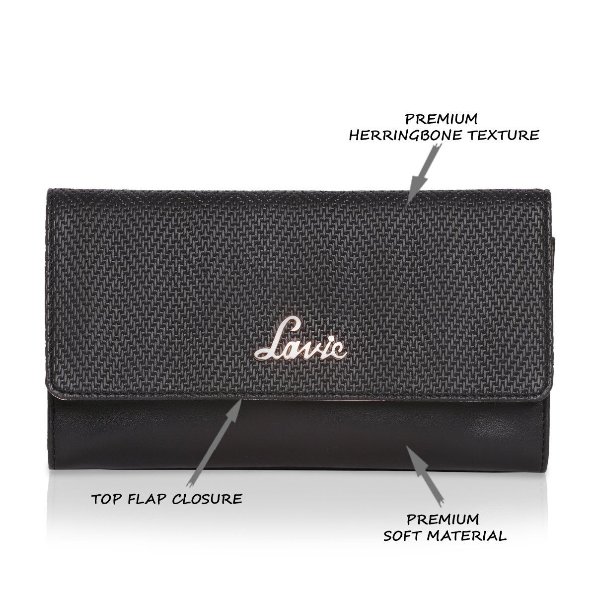 Buy Lavie Womens Large 3 Fold Wallet Online