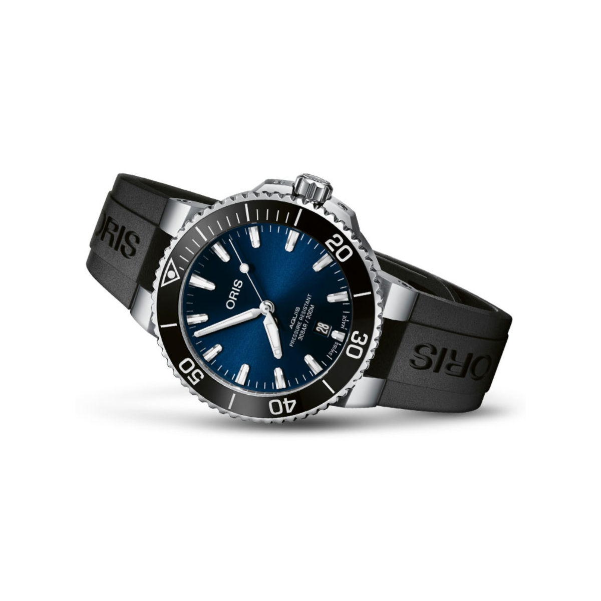 Buy Oris Aquis Date Dial Color Blue Men Watch 01 733 7766 4135-07 4 22 ...