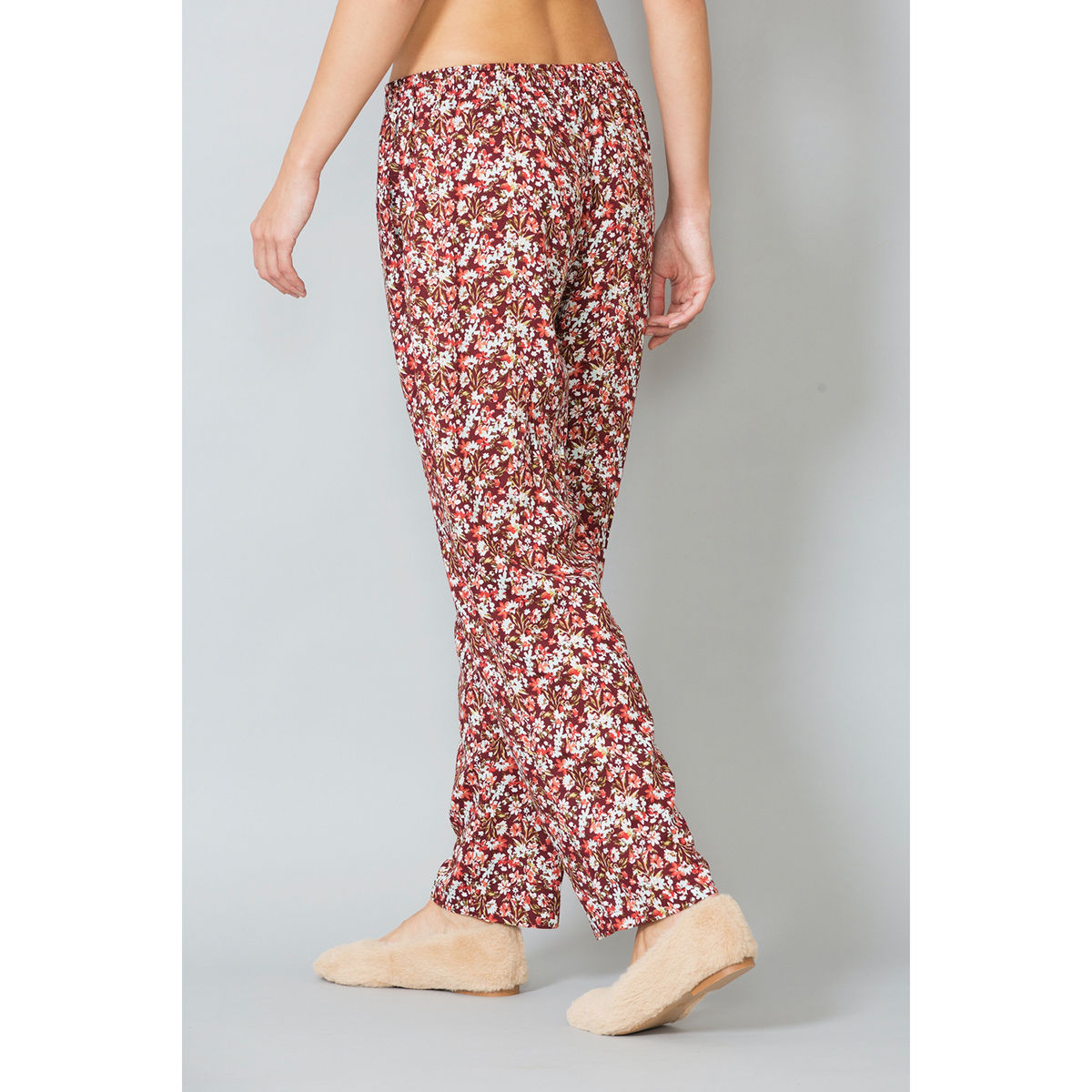 Van Heusen Women Functional Pocket & Ultra Soft Lounge Pyjamas - Maroon ...