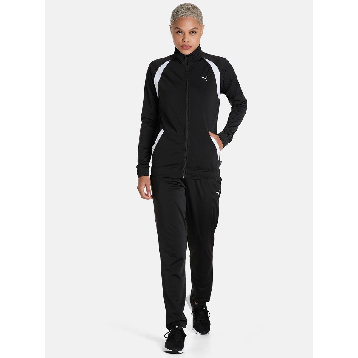 Puma Classic Tricot Womens Black Tracksuit (Set of 2): Buy Puma Classic ...