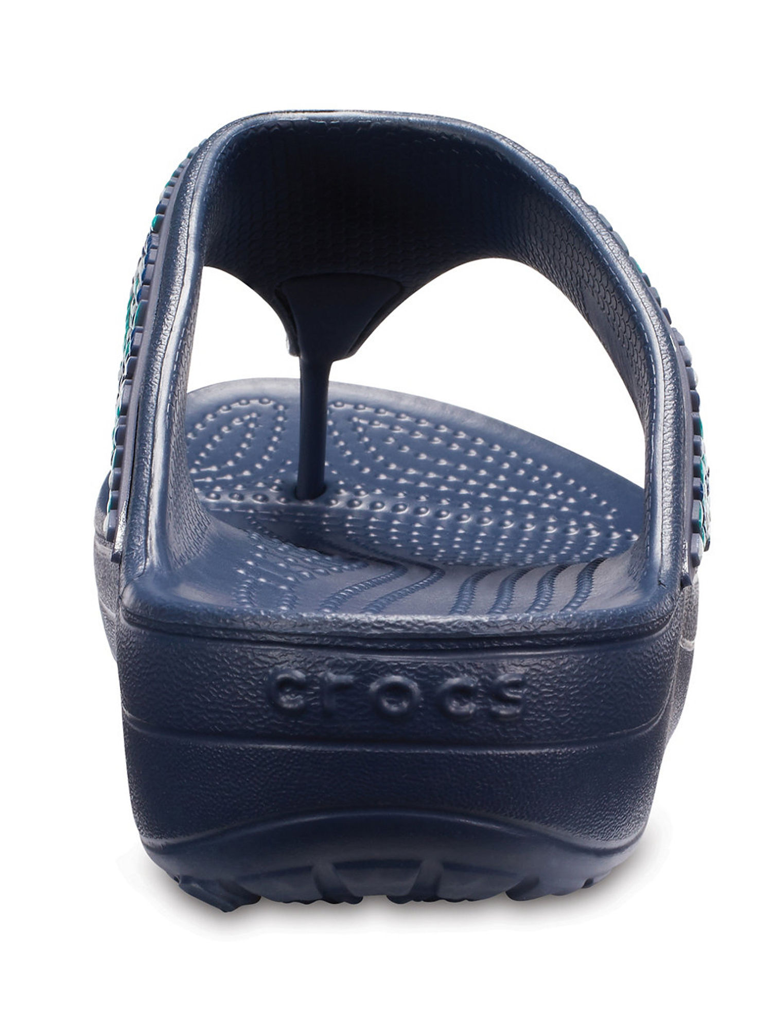 Crocs Navy Blue Sloane Flipflops: Buy Crocs Navy Blue Sloane Flipflops ...