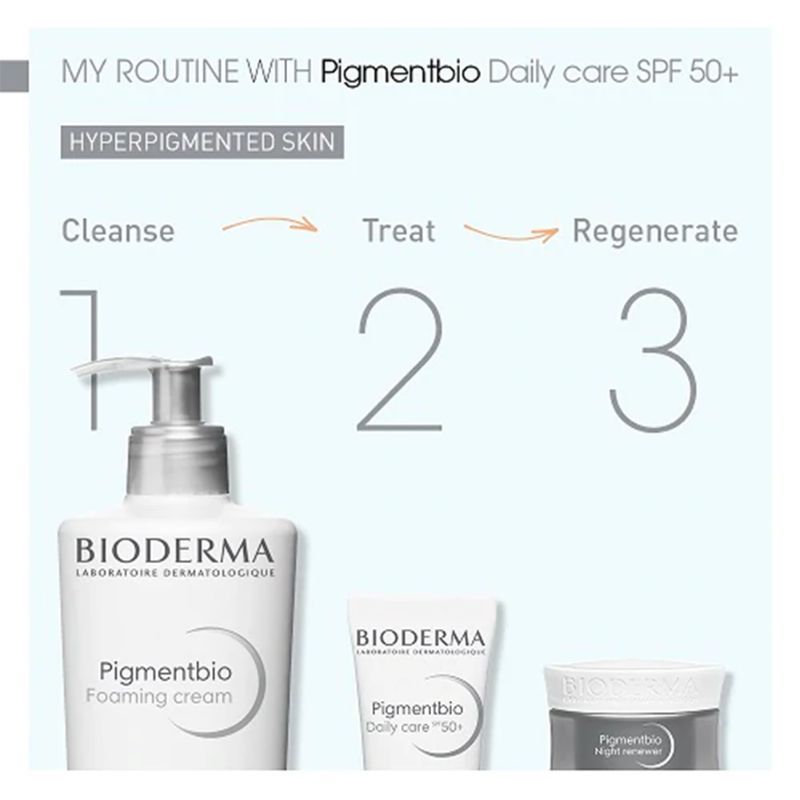 Bioderma Pigmentbio Daily Care SPF 50+ Brighteningâ€¯Cream for Dark ...