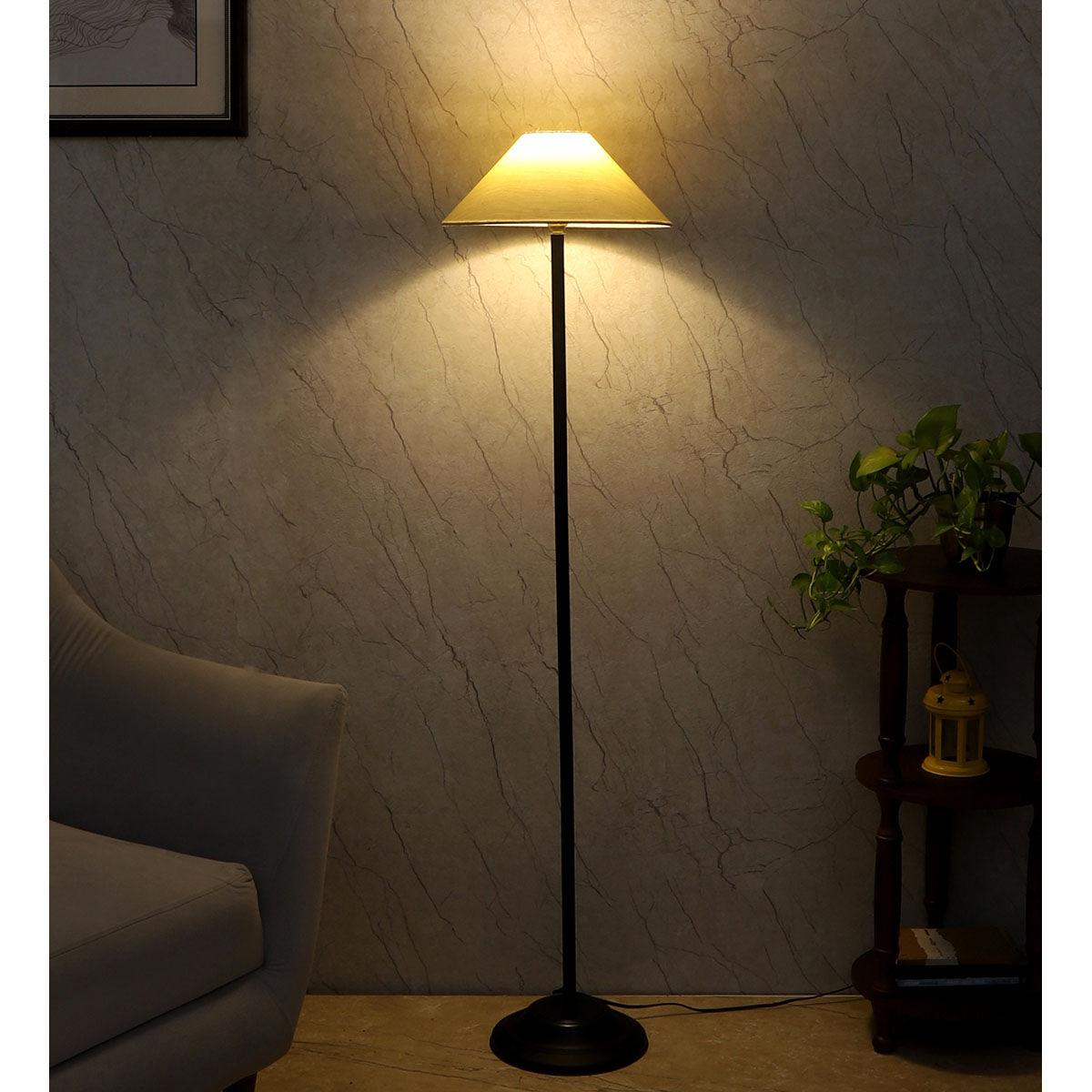 Buy Tu Casa Cream Natura Gogo Floor Lamp Online