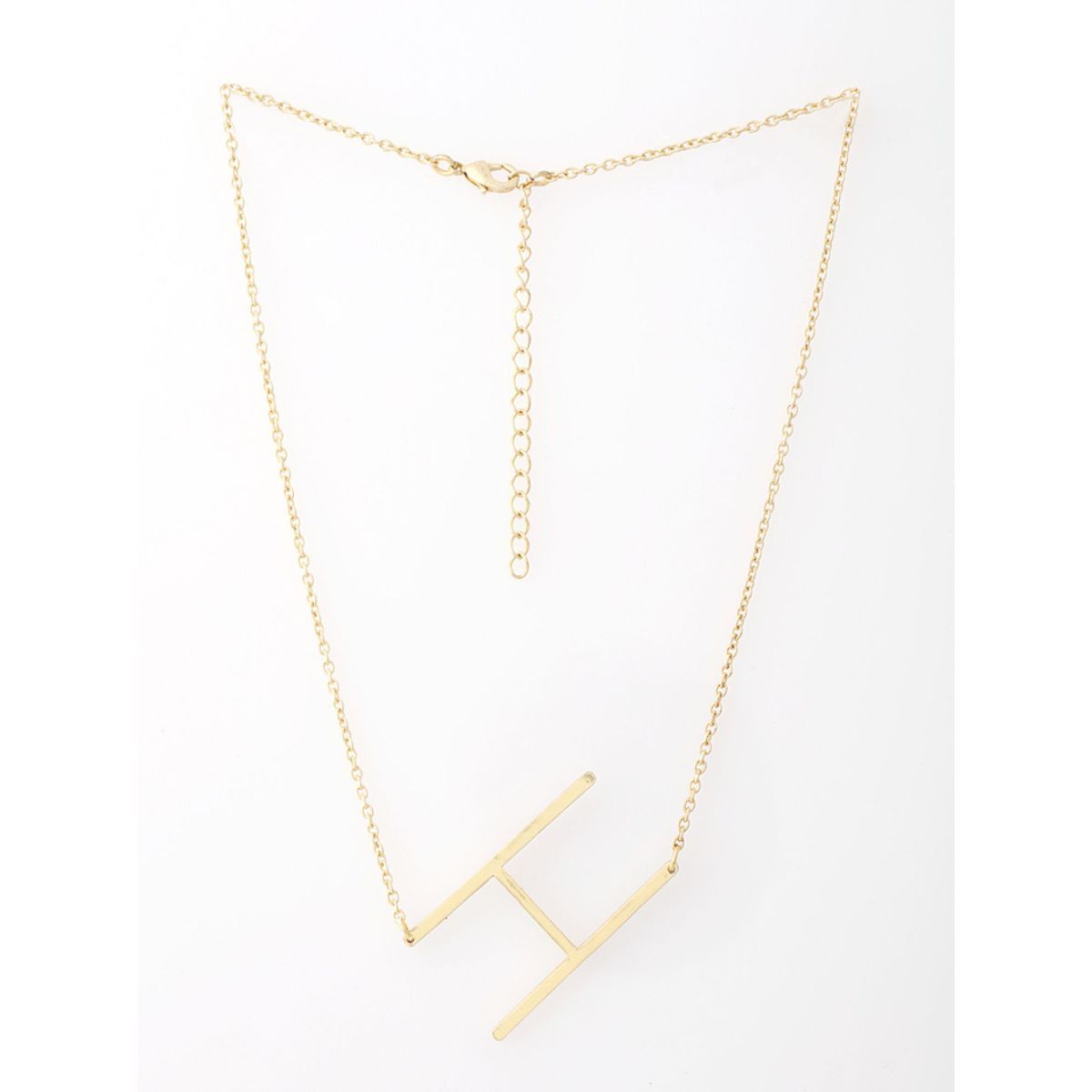 Tipsyfly Slanted Alphabet Necklace-Letter H: Buy Tipsyfly Slanted ...