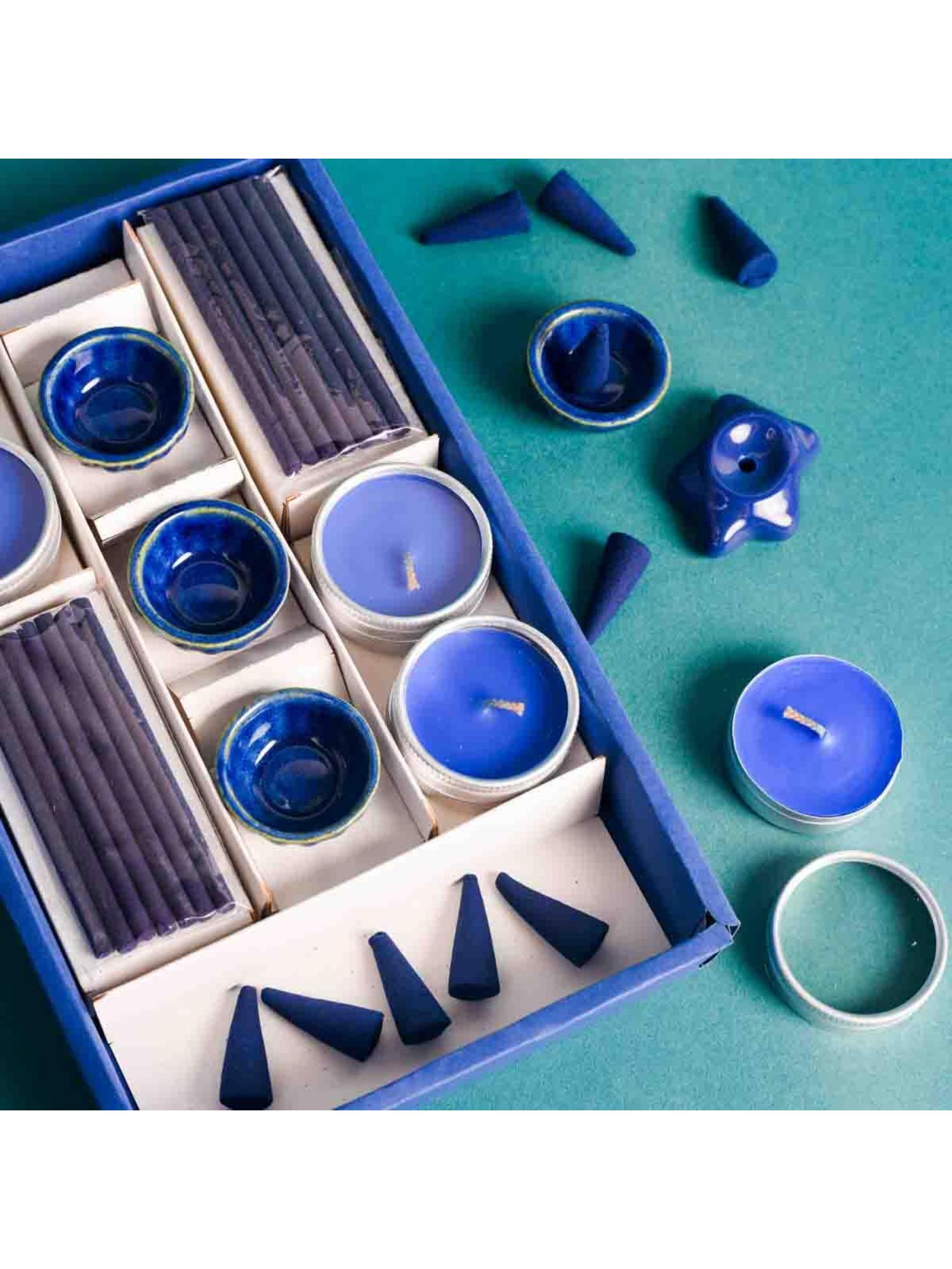 Buy Samskara Home Blue Anand Azure Gift Hamper Online