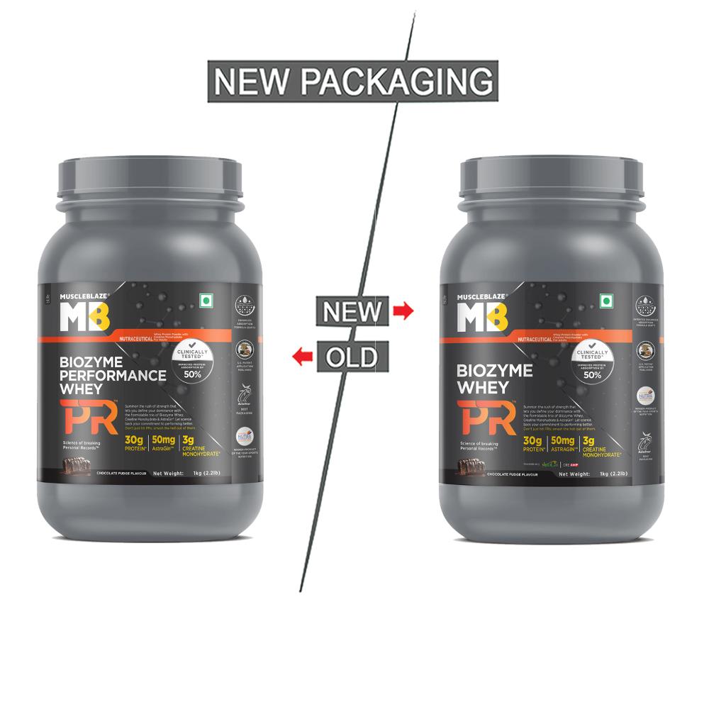 Buy MuscleBlaze Biozyme Performance Whey Protein PR - Chocolate Fudge ...