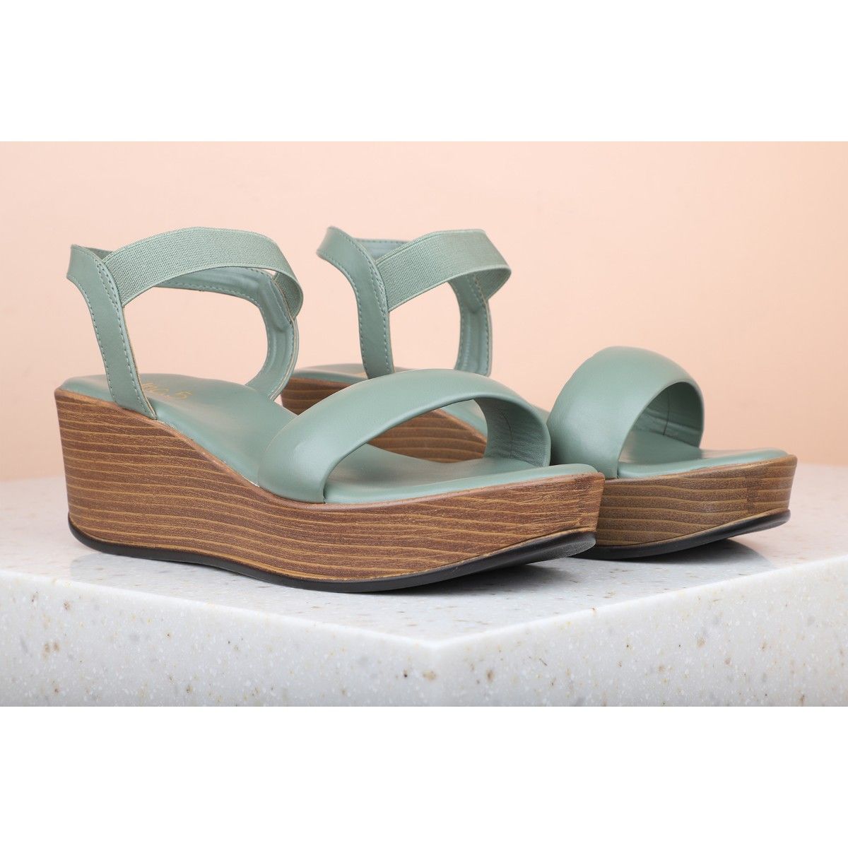 Inc.5 Solid Green Wedges: Buy Inc.5 Solid Green Wedges Online at Best ...