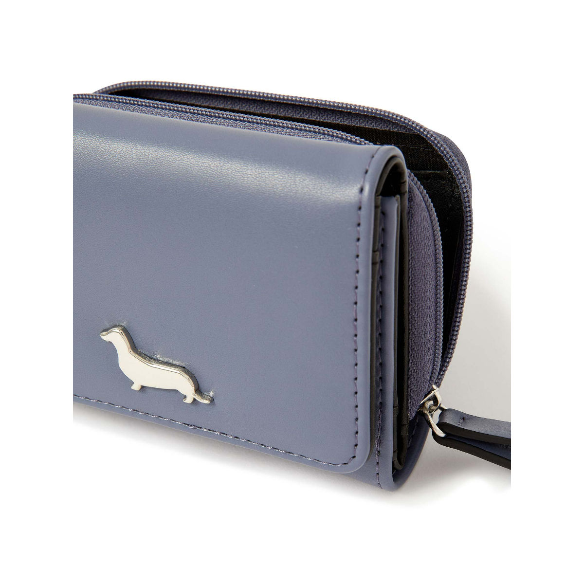 Buy Accessorize London Women's Faux Leather Blue Sausage Dog Purse Online