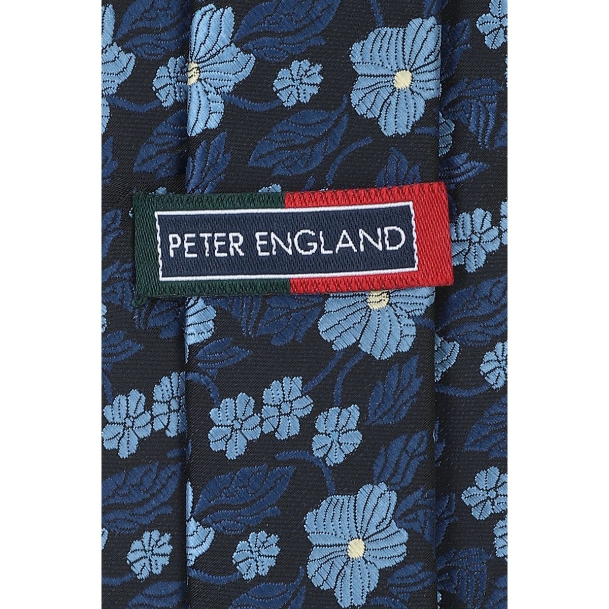 Peter England Men Navy Blue Floral Tie: Buy Peter England Men Navy Blue ...
