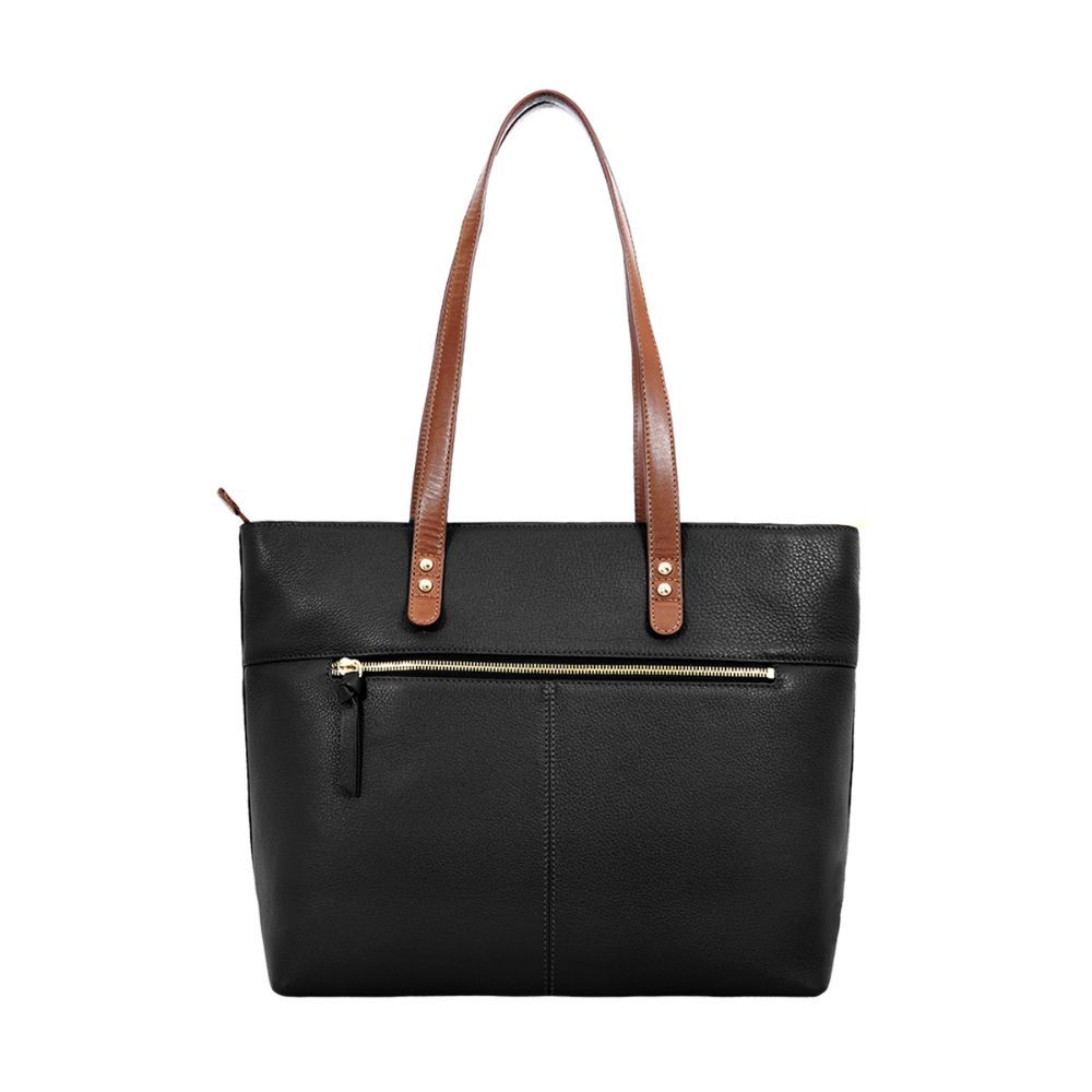 Buy Eske Vesta Leather Tote Bag,Black Online