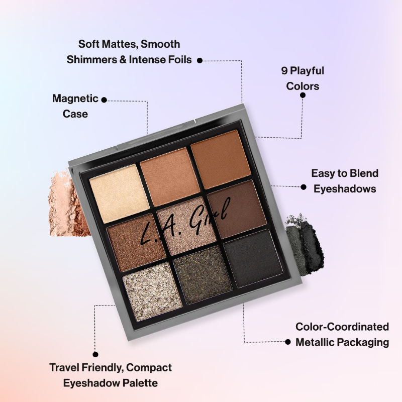 Buy L.A. Girl Keep It Playful 9 Color Eye Palette Online