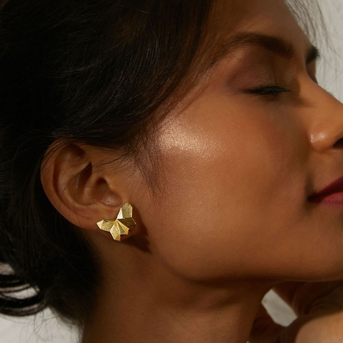 Buy Pipa Bella by Nykaa Fashion Gold-Plated Butterfly Earrings Online