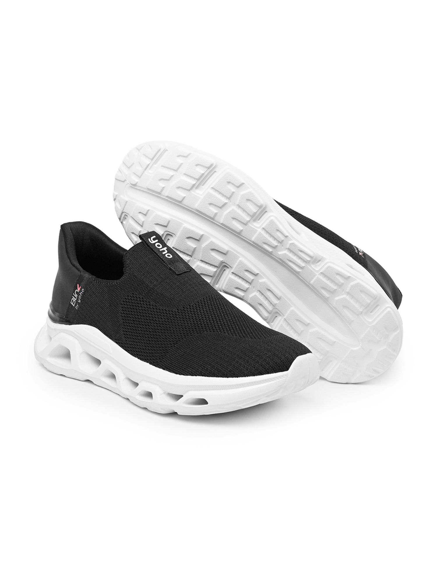 Buy Yoho Blinc Swish Black Sneakers Online
