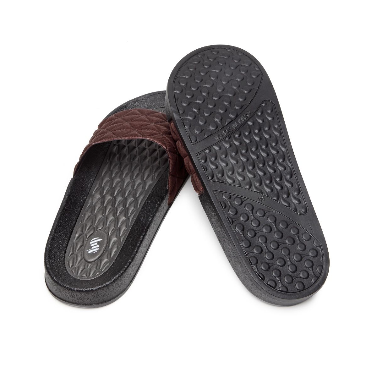 SOLETHREADS Slides Stella Brown Solid Women Sliders: Buy SOLETHREADS ...