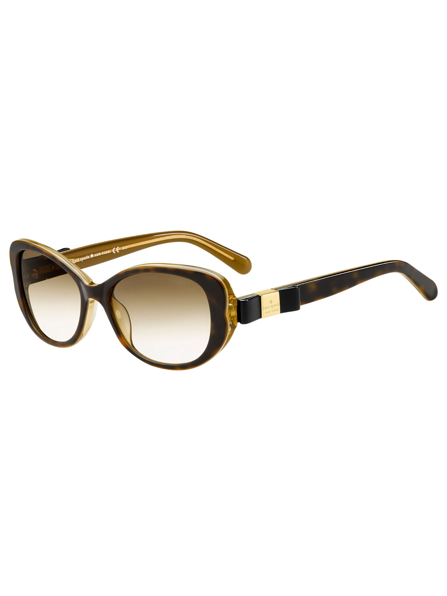 Buy Kate Spade Brown Shaded Plastic Regular Lens Full Rim Round Frames ...