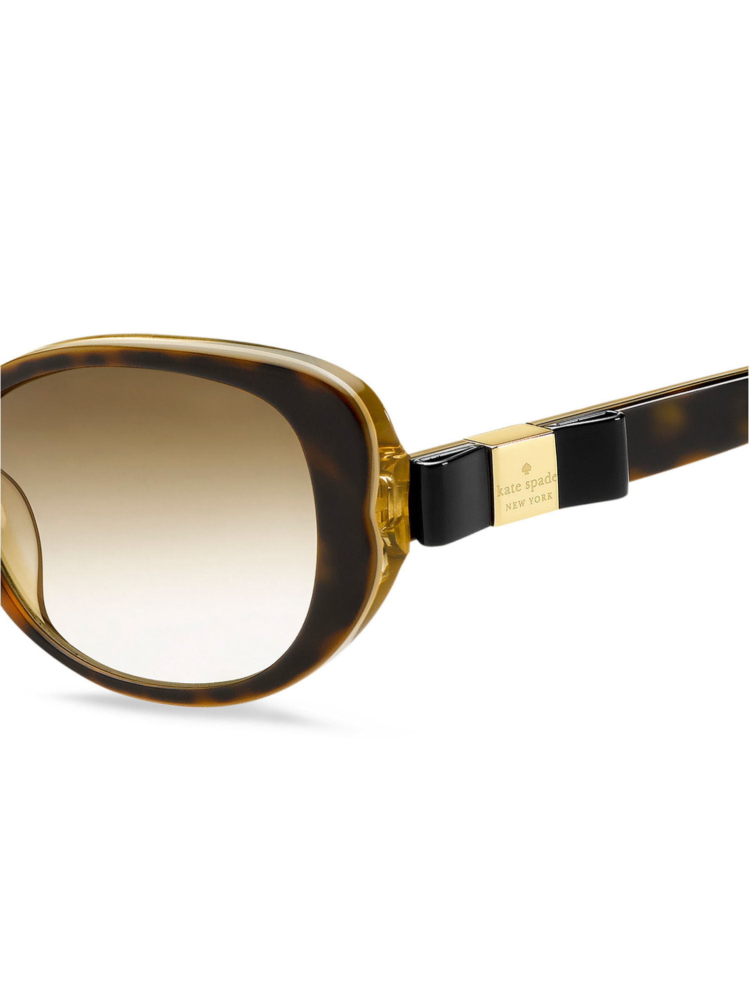 Buy Kate Spade Brown Shaded Plastic Regular Lens Full Rim Round Frames ...