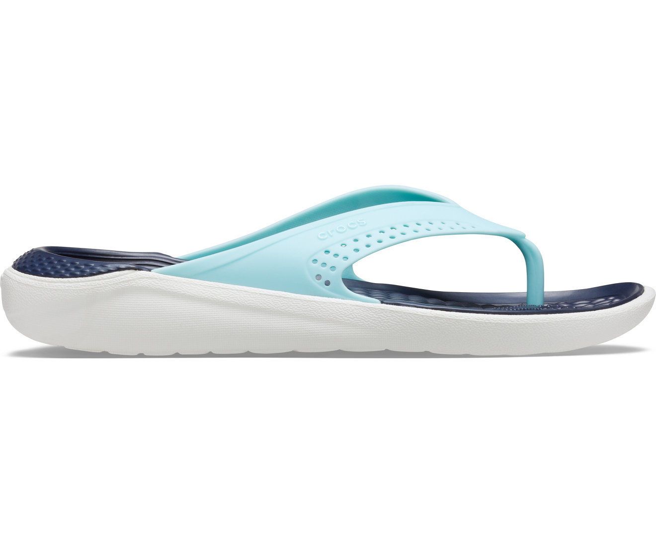 Buy Crocs Literide Blue Unisex Flipflop Online