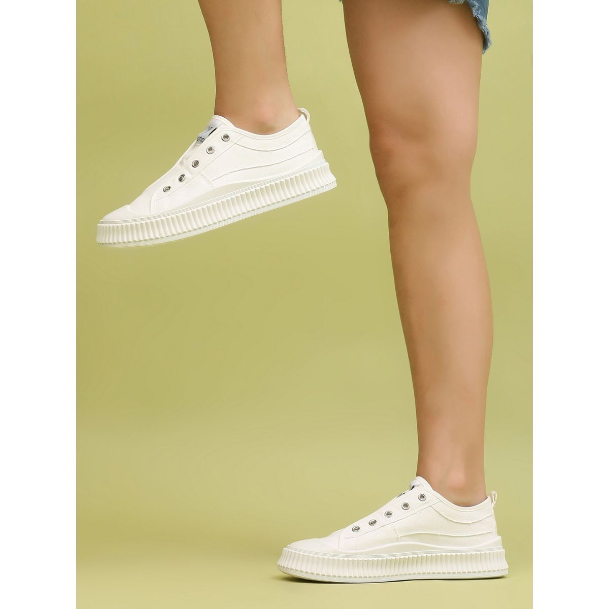 Buy Yoho White Yoho Cruise Sneakers for Women Online