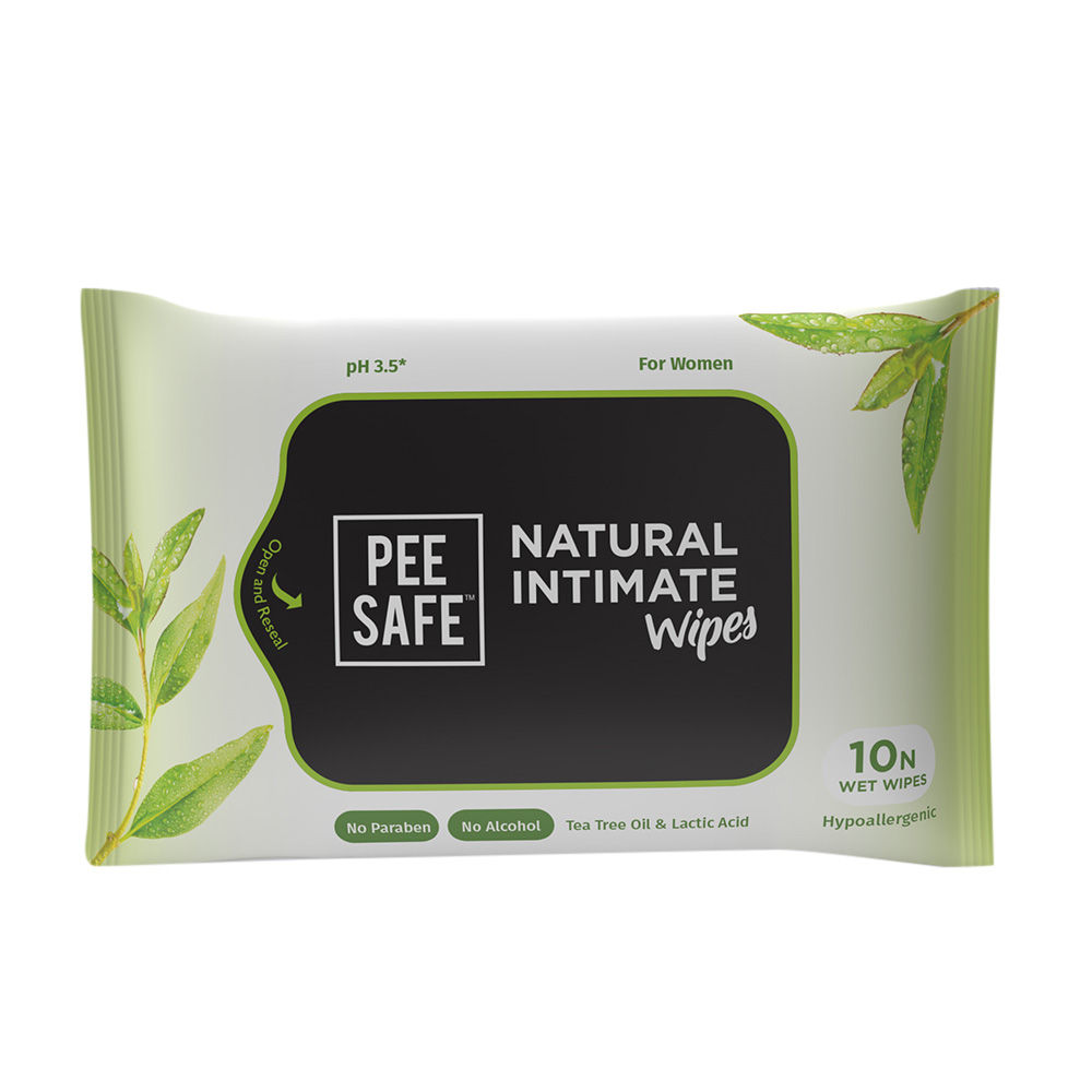 Pee Safe Natural Intimate Wipes - Pack of 10: Buy Pee Safe Natural ...