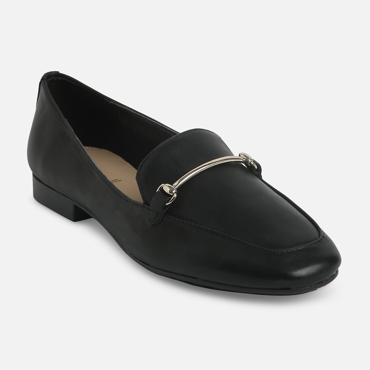 Buy Aldo Harriot Leather Black Solid Loafers Online