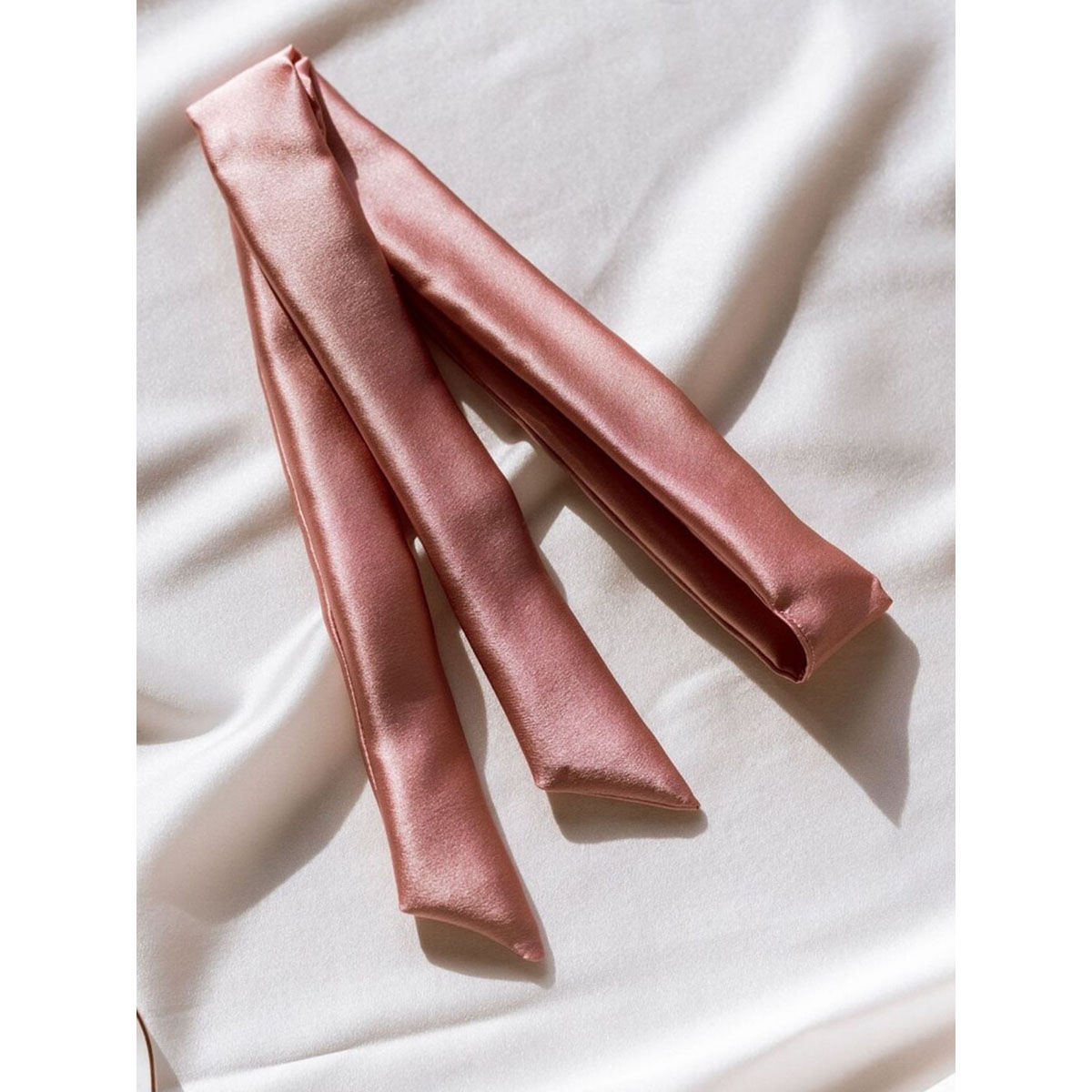 Buy Mueras Satin Silk Hair Ribbon Dark Pink Online