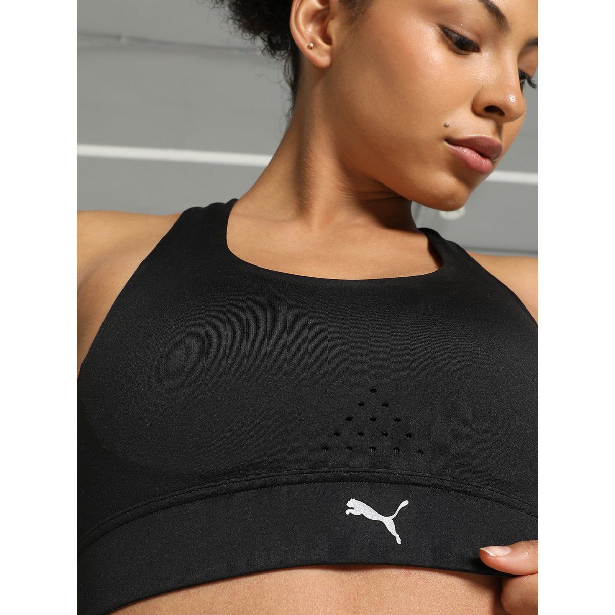 Buy Puma PWRbreathe RUN Women's Black Sports Bras Online