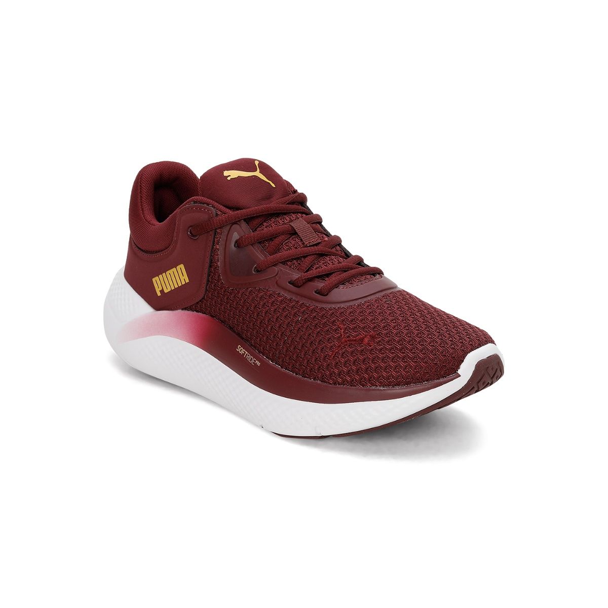 Buy Puma Softride Pro Metallic Womens Maroon Walking Shoes Online