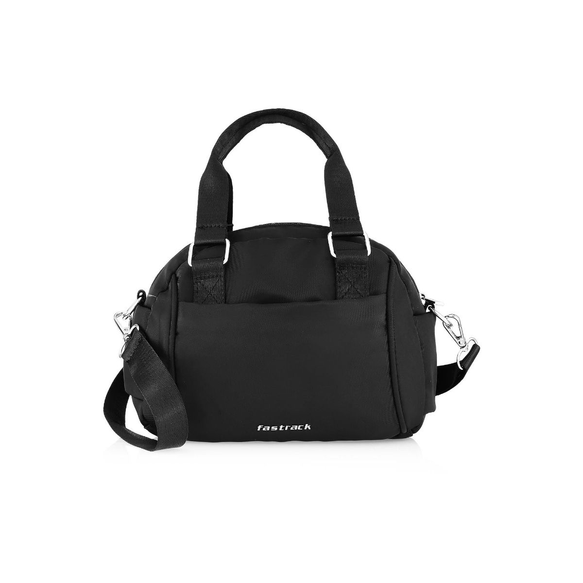 Buy Fastrack Black Nylon Satchel Online