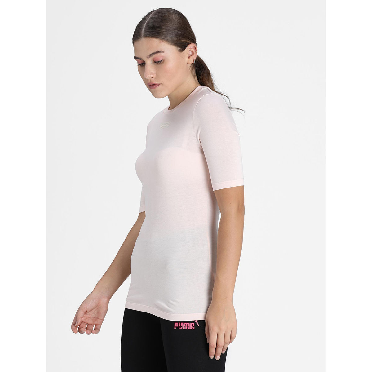 Buy Puma Modern Basics Women Pink T-Shirts Online