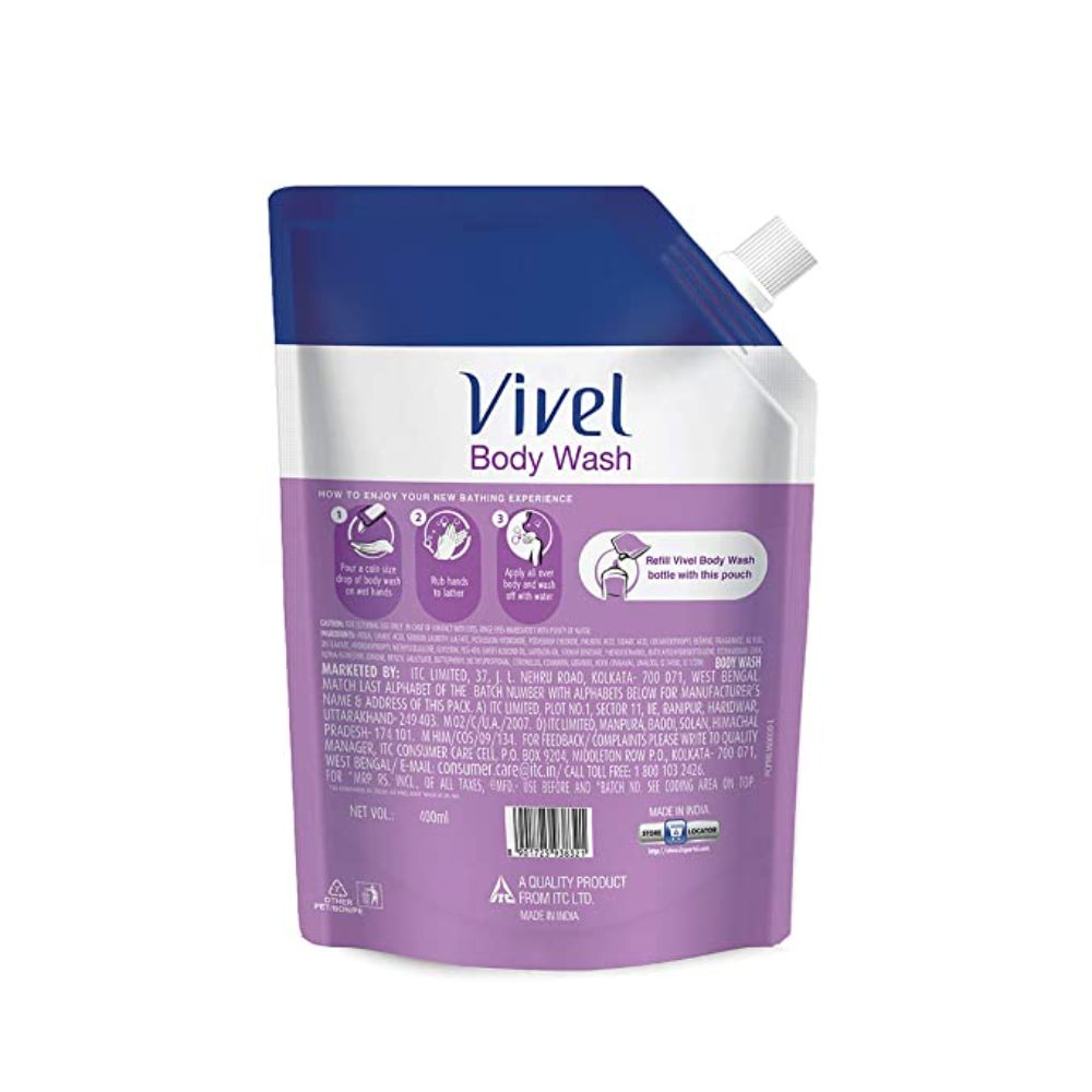Vivel Lavender + Almond Oil Body Wash Refill: Buy Vivel Lavender ...