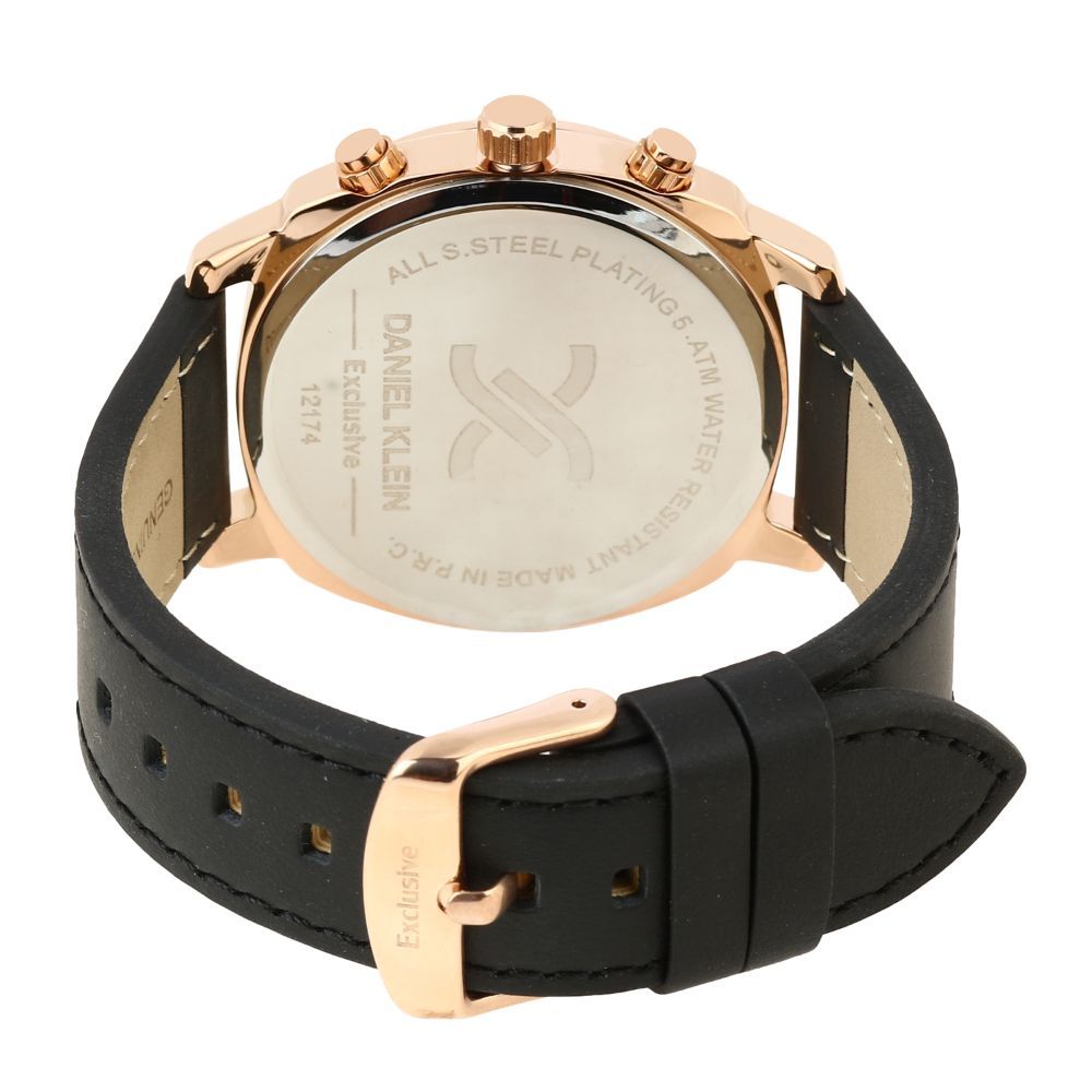 Buy Daniel Klein Exclusive Men Black Watch Online