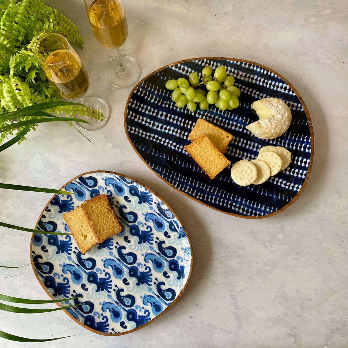 Faaya Gifting Oval Platters Set (Large & Medium) - Bali Boho: Buy Faaya ...