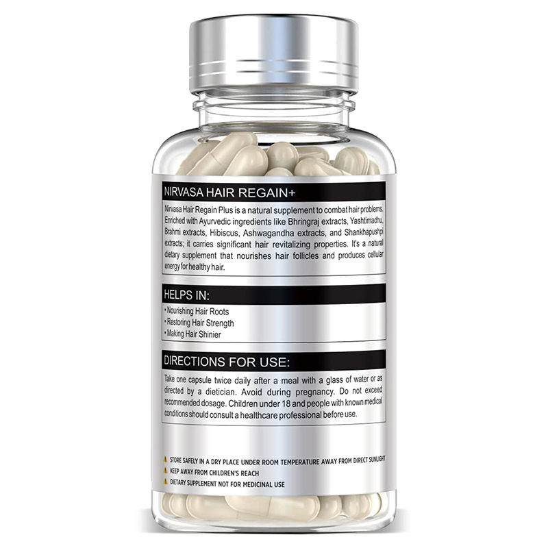 Nirvasa Hair Regain Plus For Hair Revitalization: Buy Nirvasa Hair ...
