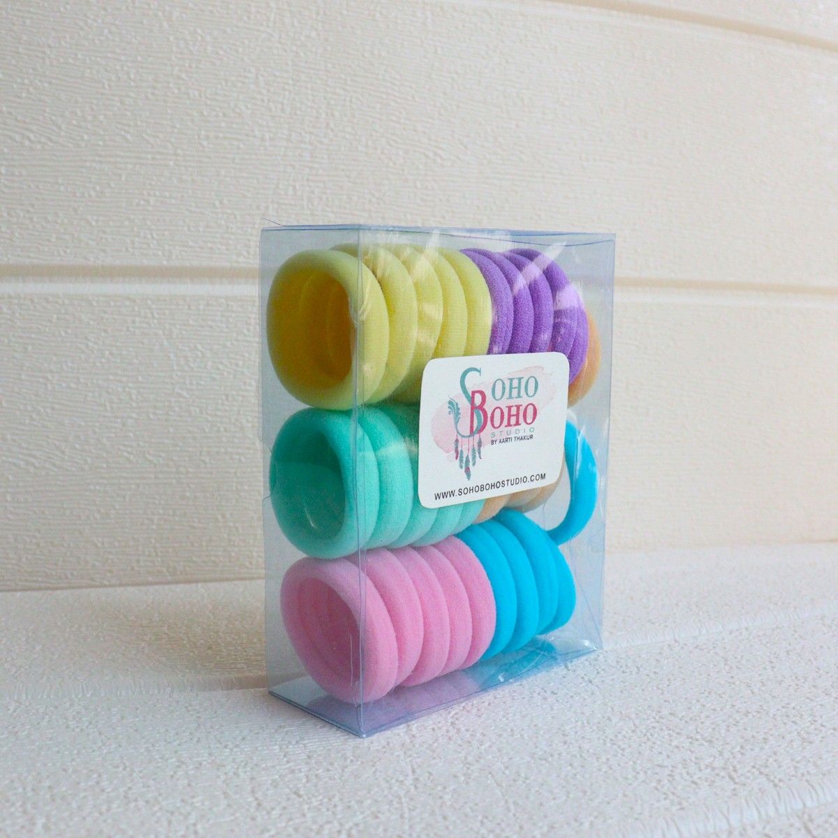 Buy Soho Boho Studio Unicorn Hair Tie Rubber Band Pack of 30 Online