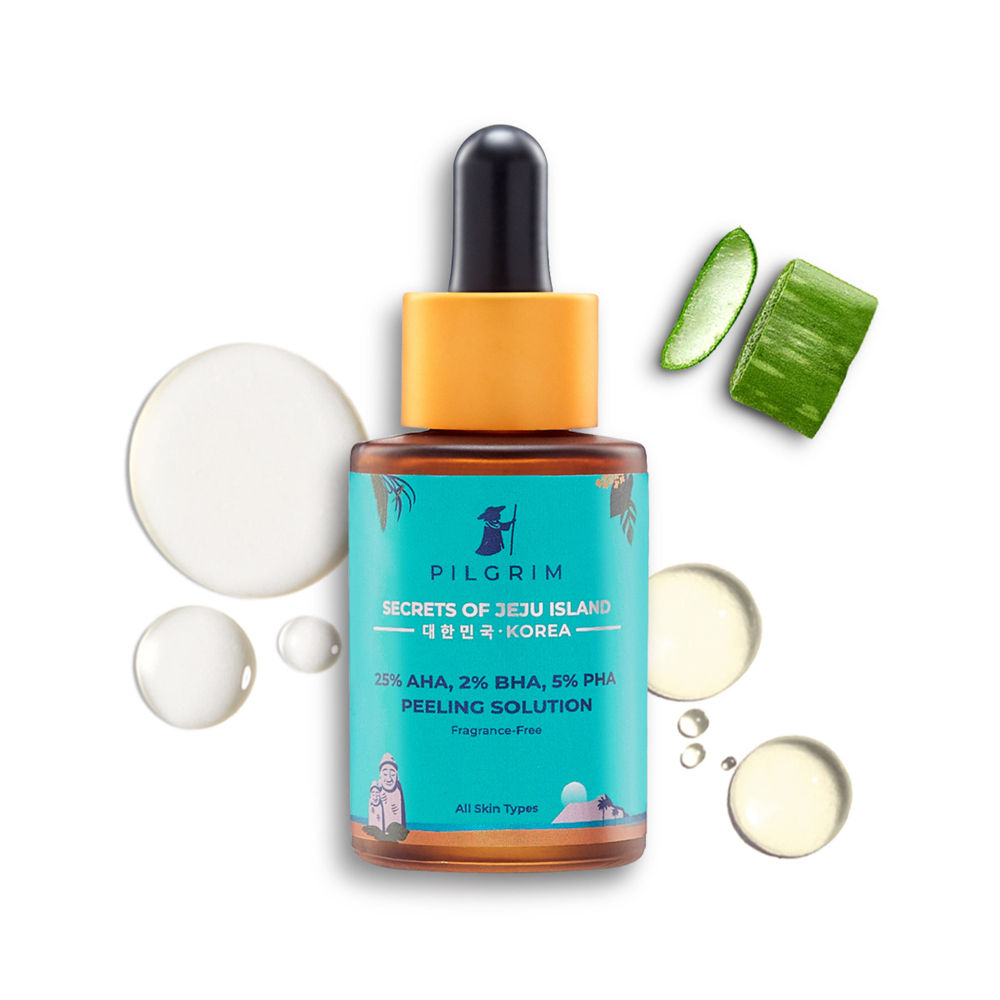 Buy Pilgrim 25% AHA 2% BHA 5% PHA Face Peeling Solution for Acne Scars ...