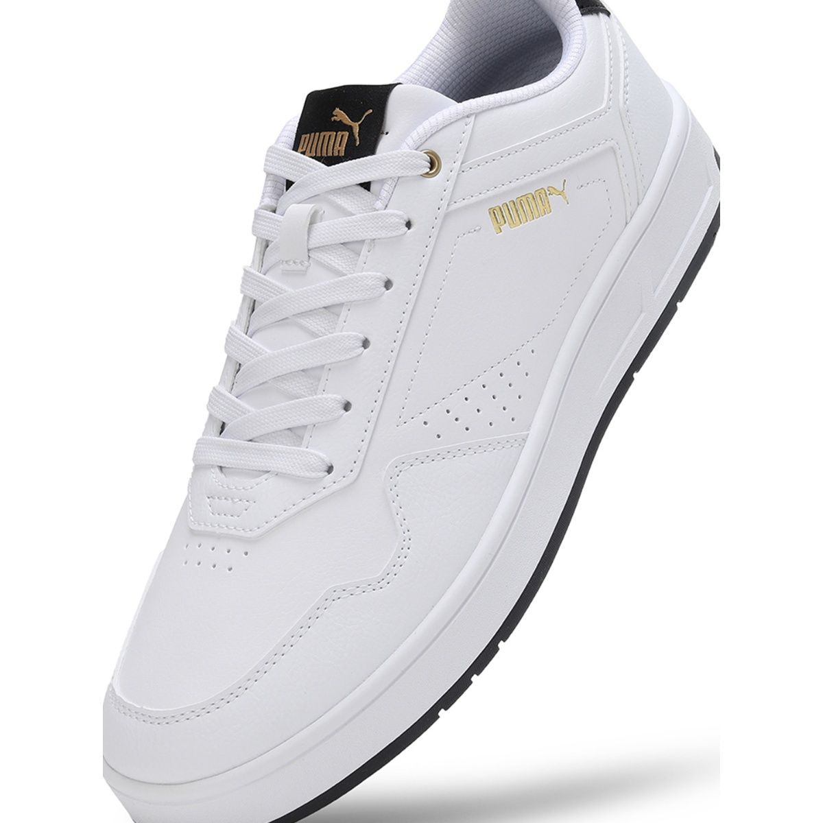 Buy Puma Court Classic Unisex White Sneakers Online