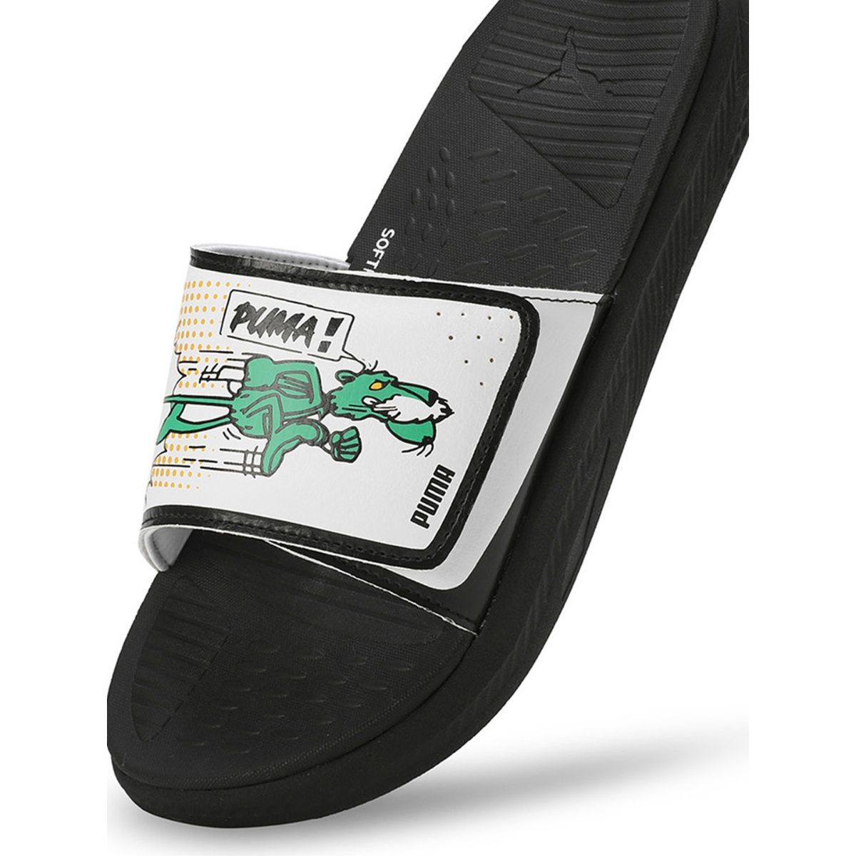Buy Puma Softride Slide Super Mens Black Slides Online