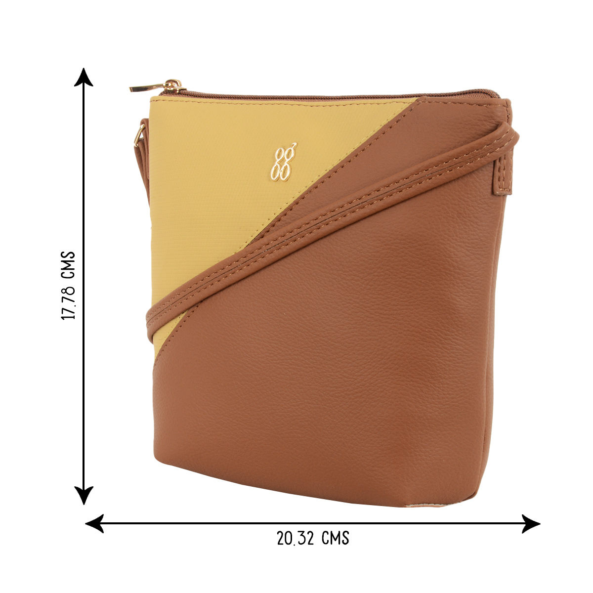 Buy Baggit Lpxe Wipe 3T5 Tan Sling and Cross Bag Online
