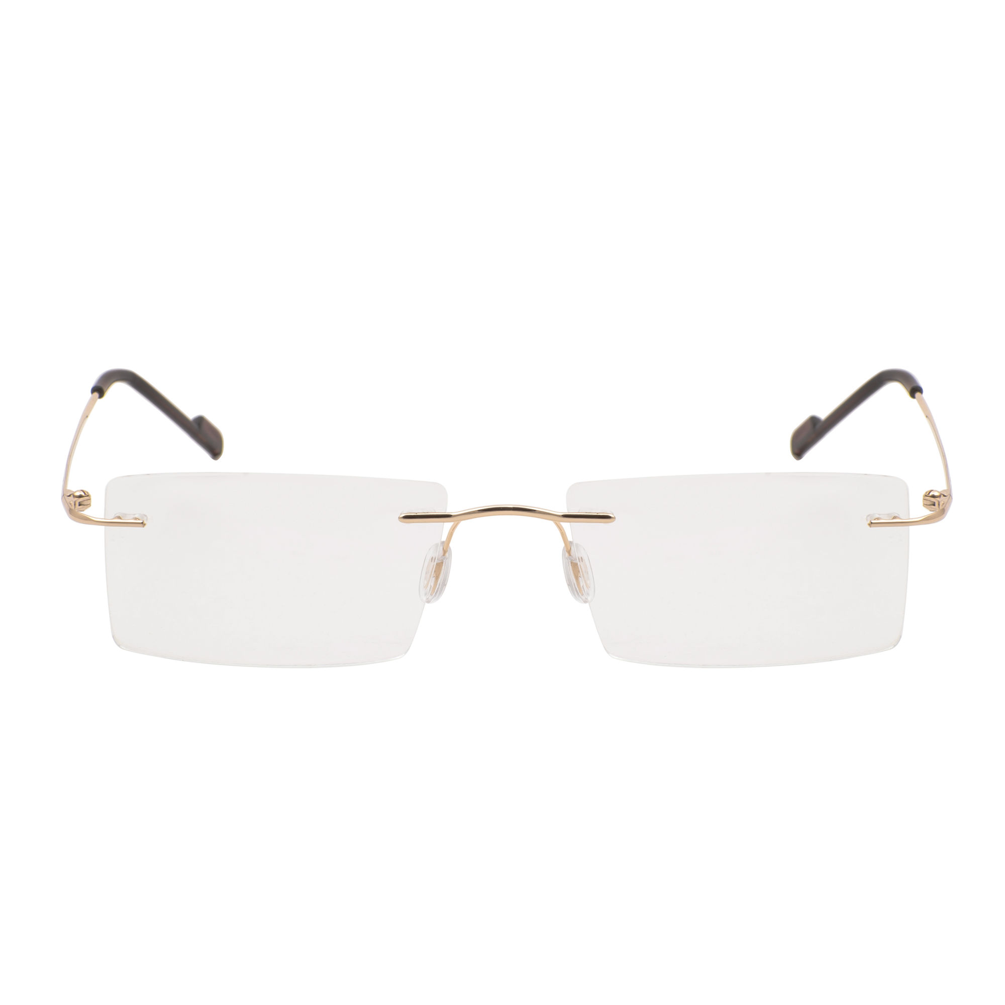 Royal Son Rimless Rectangular Spectacle Frame For Men And Women: Buy ...