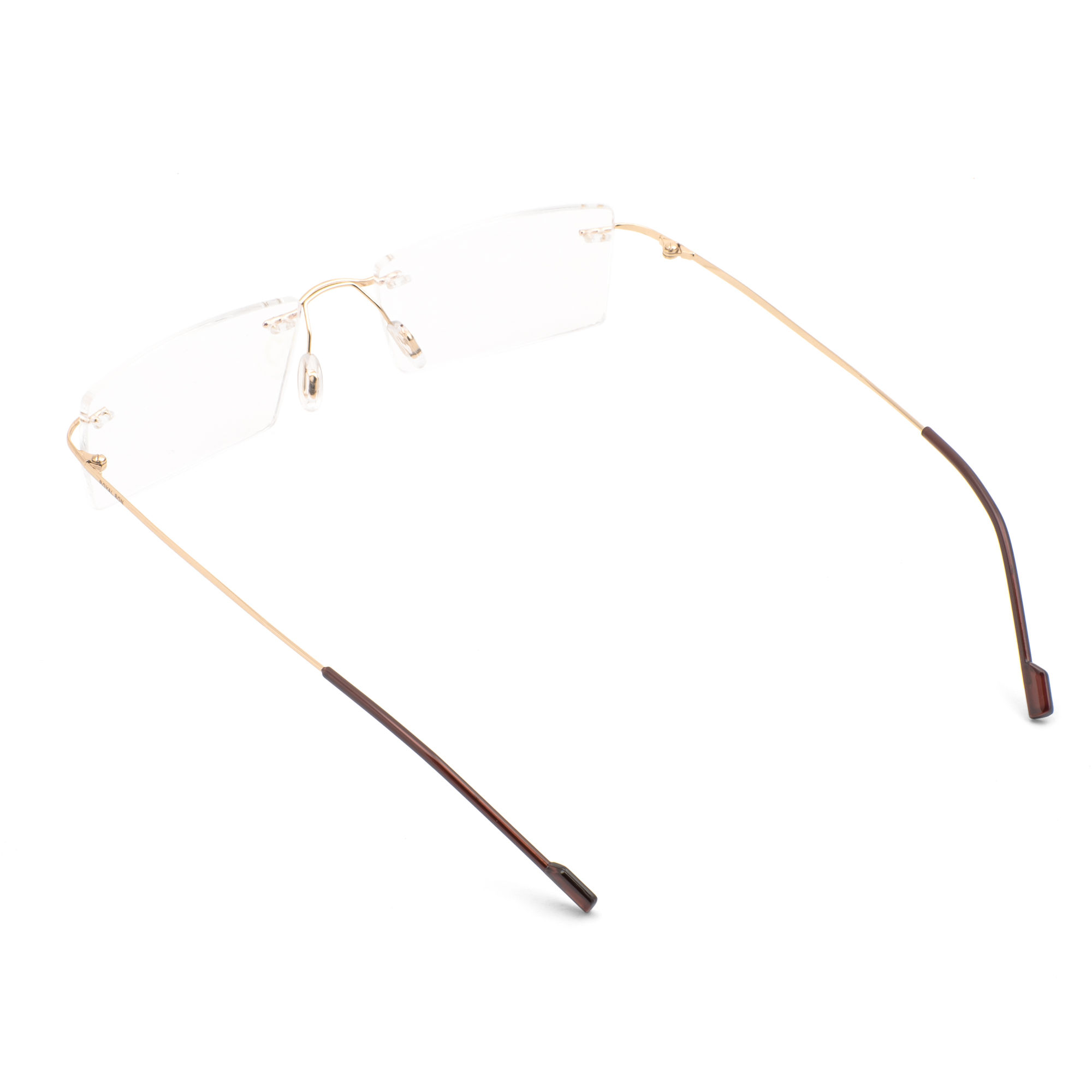 Royal Son Rimless Rectangular Spectacle Frame For Men And Women: Buy ...