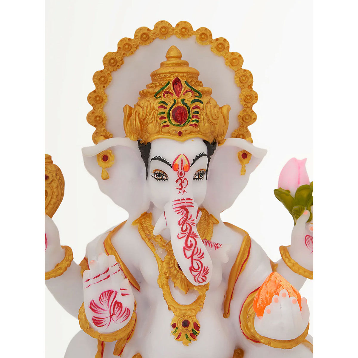 Buy DecorTwist Lord Ganesha Vinayak Idol White Online