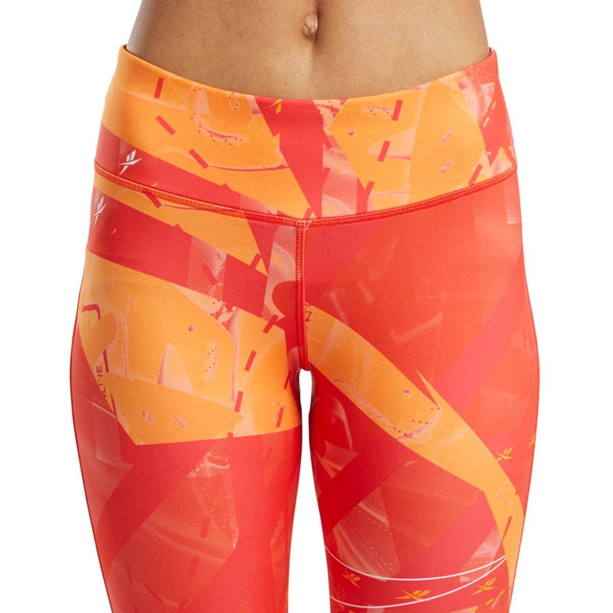 Buy Reebok Wor Aop Capri Red Training Tights Online