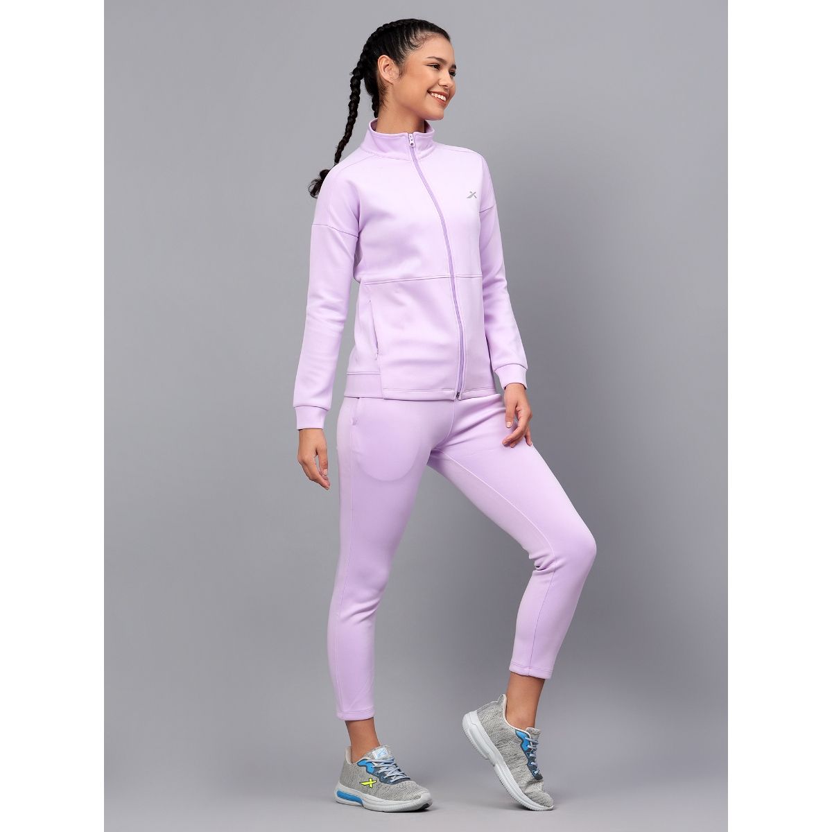 Buy Vector X Lavender Women Winter Wear High Neck Full Sleeves Sports ...