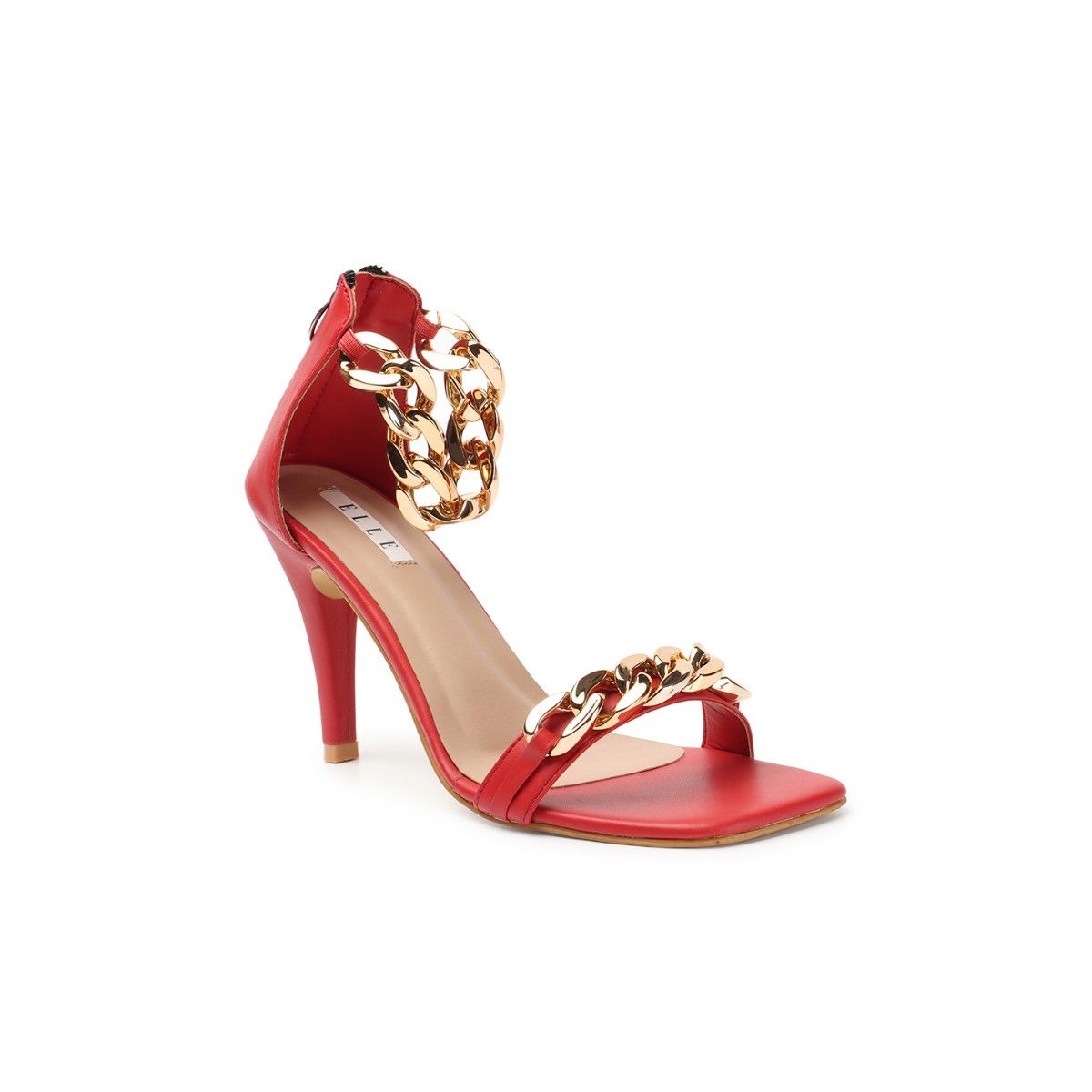 Buy ELLE Red Embellished Women Sandals Online