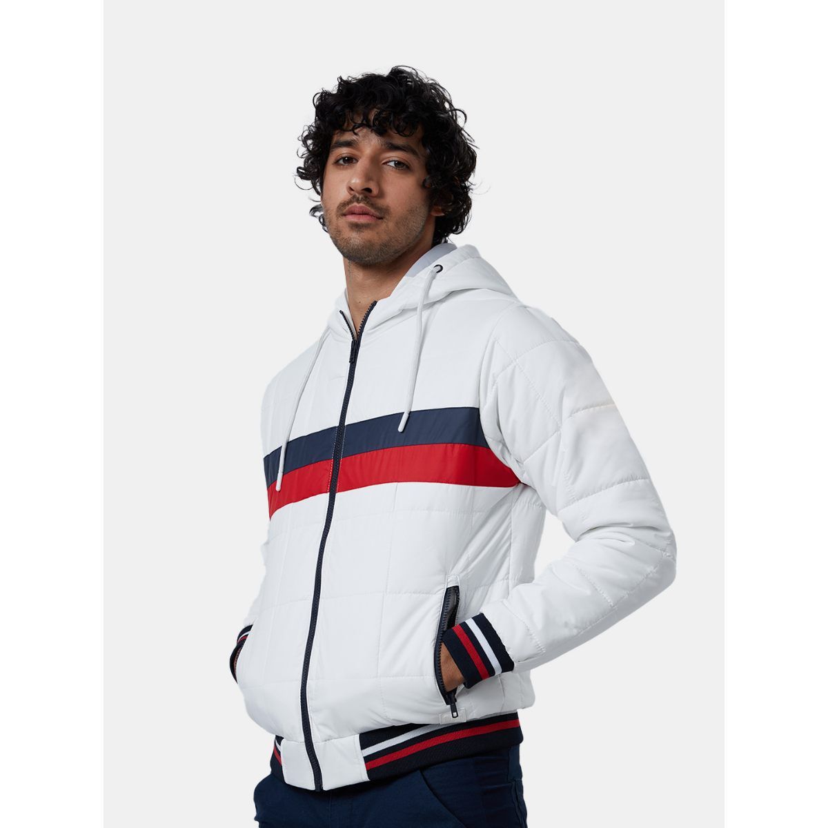 The Souled Store Original Solid Colourblock Puffer Jackets for Men: Buy ...