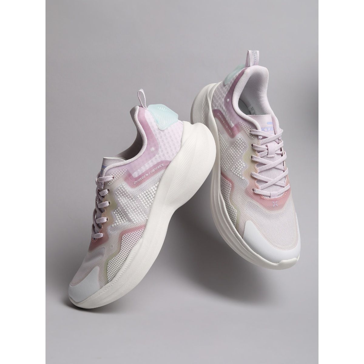 Xtep Women Purple & White Textured Urban Casual Shoes: Buy Xtep Women ...