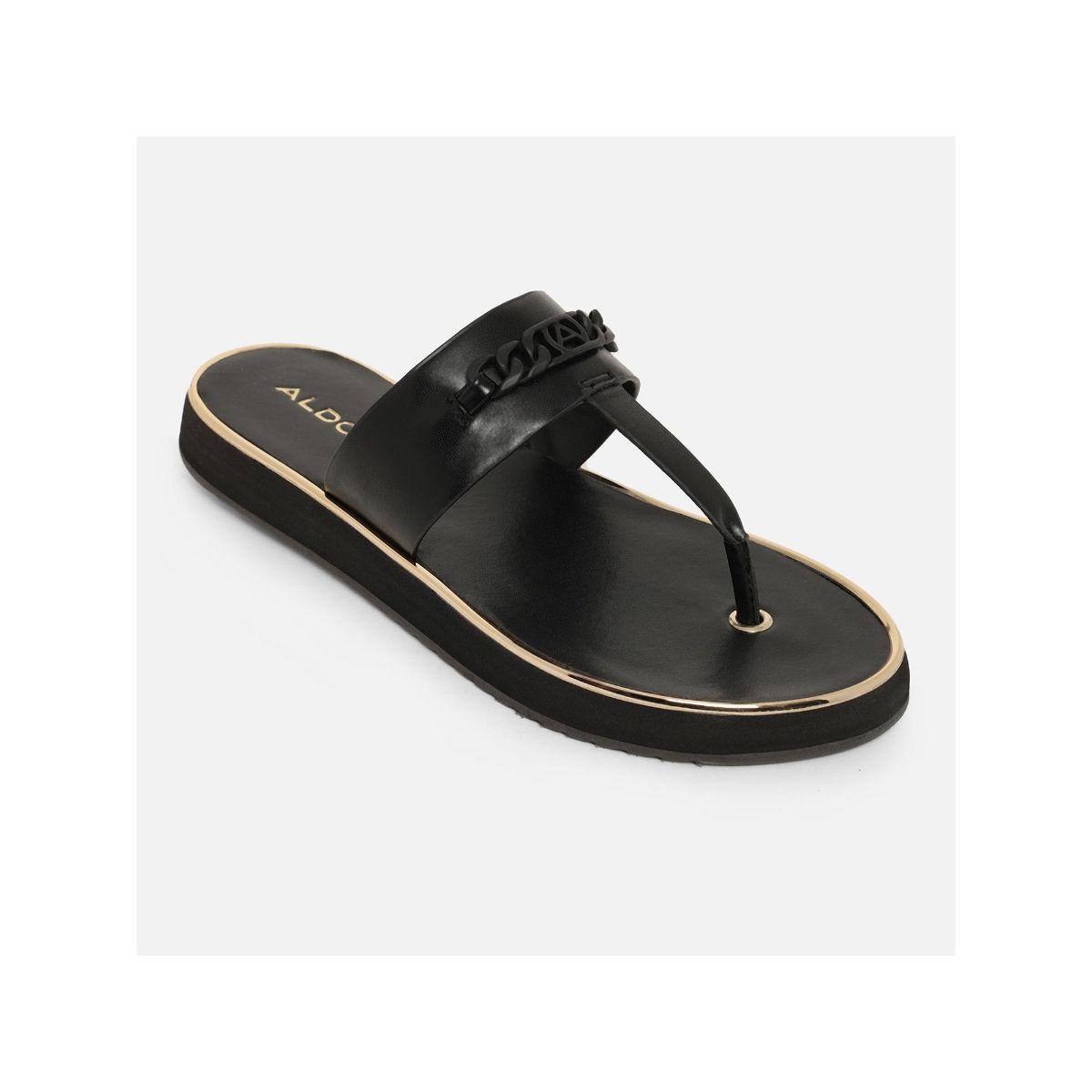 Aldo Solid Black Flats: Buy Aldo Solid Black Flats Online at Best Price ...