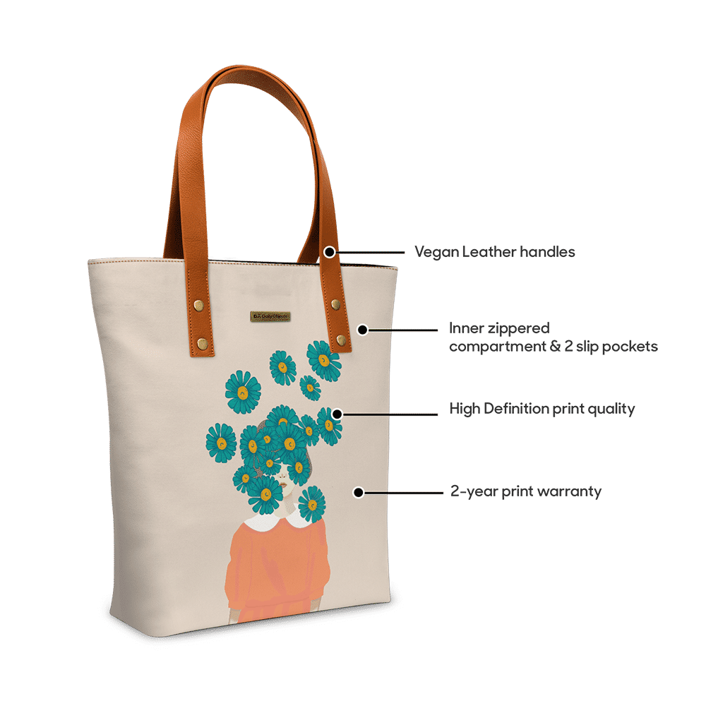 Buy DailyObjects Beautiful Daydreams Classic Tote Bag Online