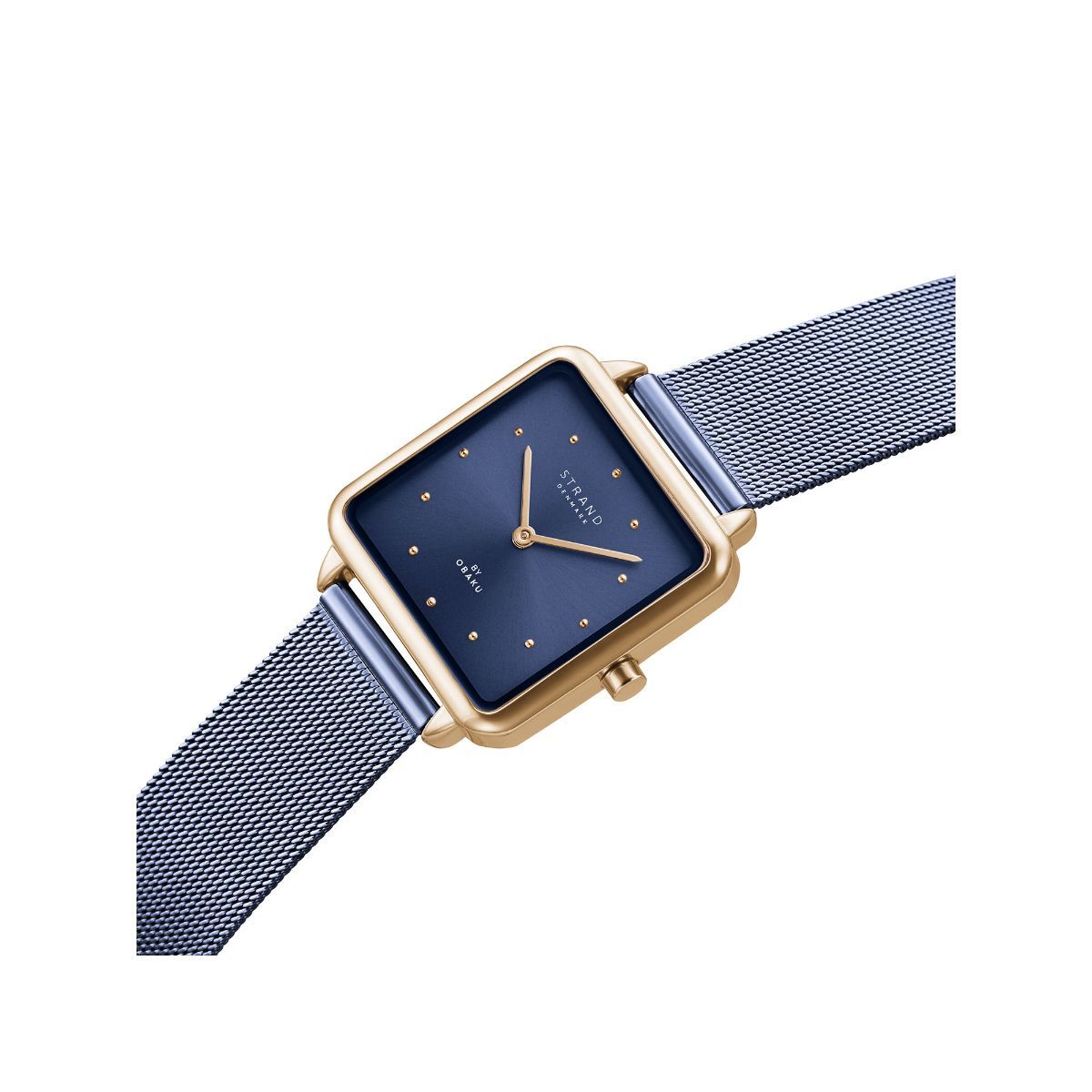 Buy Strand By Obaku Rim Ocean Blue Dial Quartz Watch For Women ...